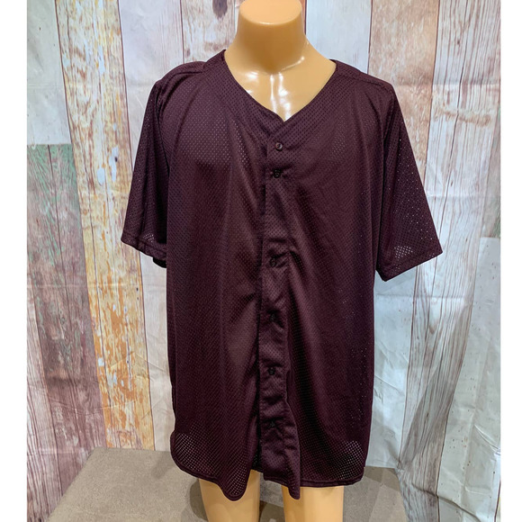 Tag | Shirts | New Tag Team Uniform Adult 2xl Button Down Baseball Mesh ...